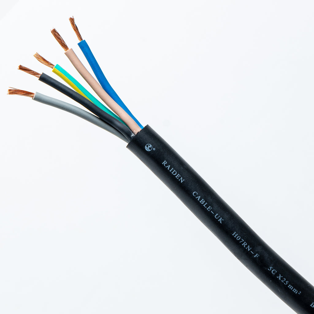 5C X 25MM UL LISTED 90 DEG RUBBER FLEXIBLE CABLE - HO7RN-F – TRANS ...