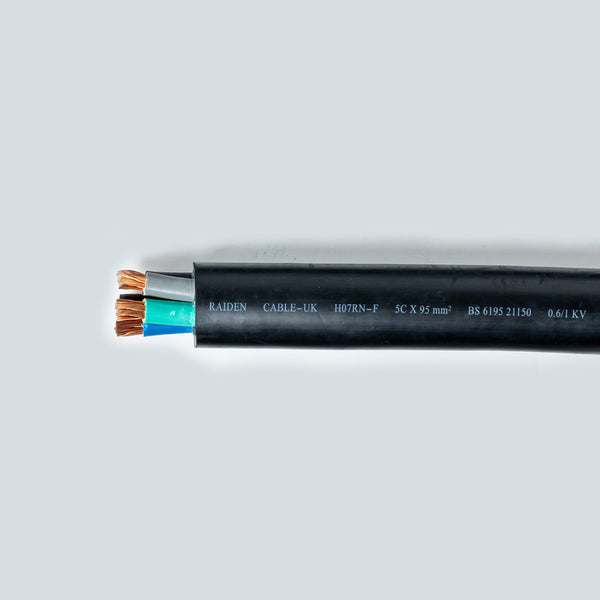 5C X 95MM UL LISTED 90 DEG RUBBER FLEXIBLE CABLE - HO7RN-F – TRANS ...